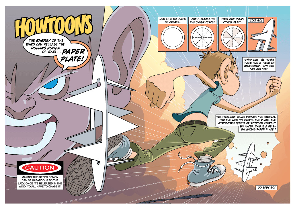 HowToons Paper Plate – Multiversity Comics