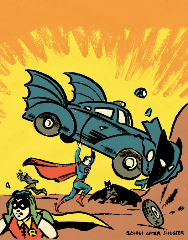 Tom Scioli Action Comics 1 Parody Multiversity Comics