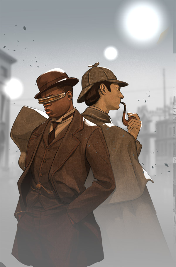 Data and La Forge as Sherlock Holmes and John Watson – Multiversity Comics