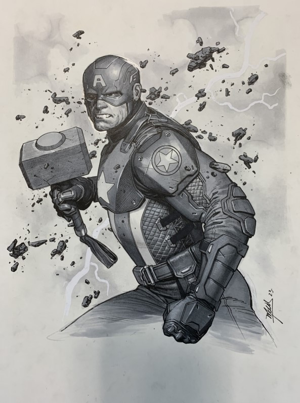 Captain America Mjolnir Jorge Molina – Multiversity Comics