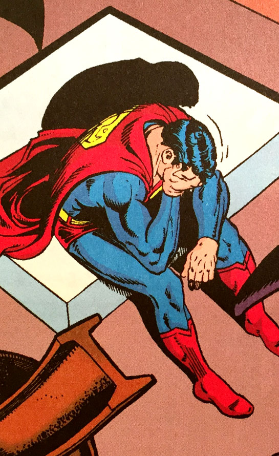 Superman Weeping by Swan & Perez – Multiversity Comics