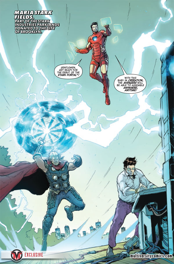 Marvel’s Avengers Thor issue 1 preview page 3 – Multiversity Comics