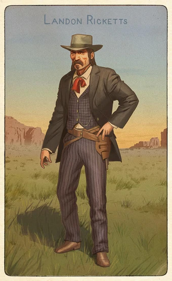 Landon Ricketts Red Dead Redemption 2 card – Multiversity Comics