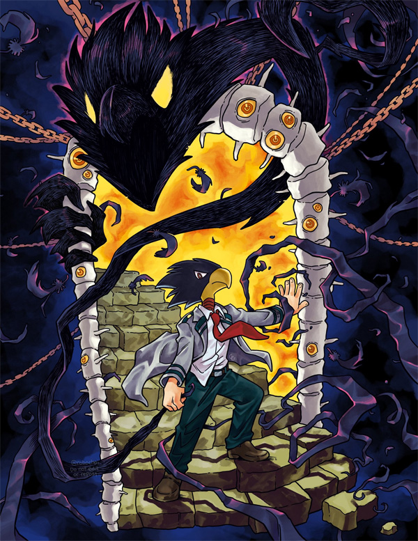 Tokoyami x Death Note by Gale Galligan – Multiversity Comics