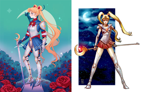 Sailor Moon redesign examples – Multiversity Comics