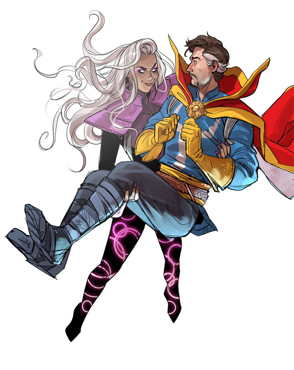 Clea and Doctor Strange by Rachael Stott – Multiversity Comics