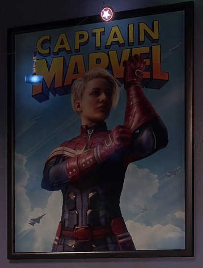 Avengers game Captain Marvel poster – Multiversity Comics