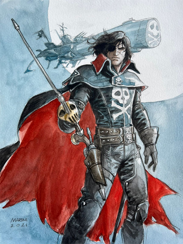 Space Pirate Captain Harlock by Enrico Marini – Multiversity Comics
