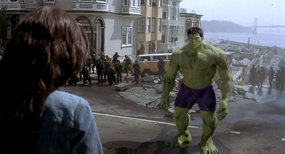 Hulk 2003 transforming back into Banner – Multiversity Comics