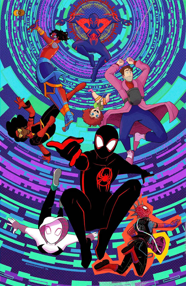 Spider-Man Across the Spider-Verse by Shadia Amin – Multiversity Comics