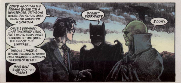 The Sandman #71 Clark Kent Batman Martian Manhunter cameo ...